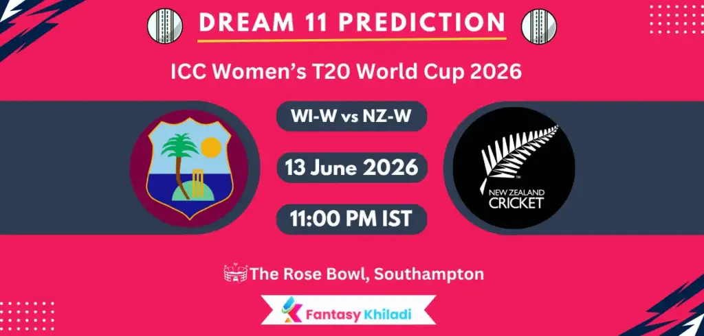 WI-W vs NZ-W Dream11 Prediction Today Match 4, Playing XI, Pitch Report ...