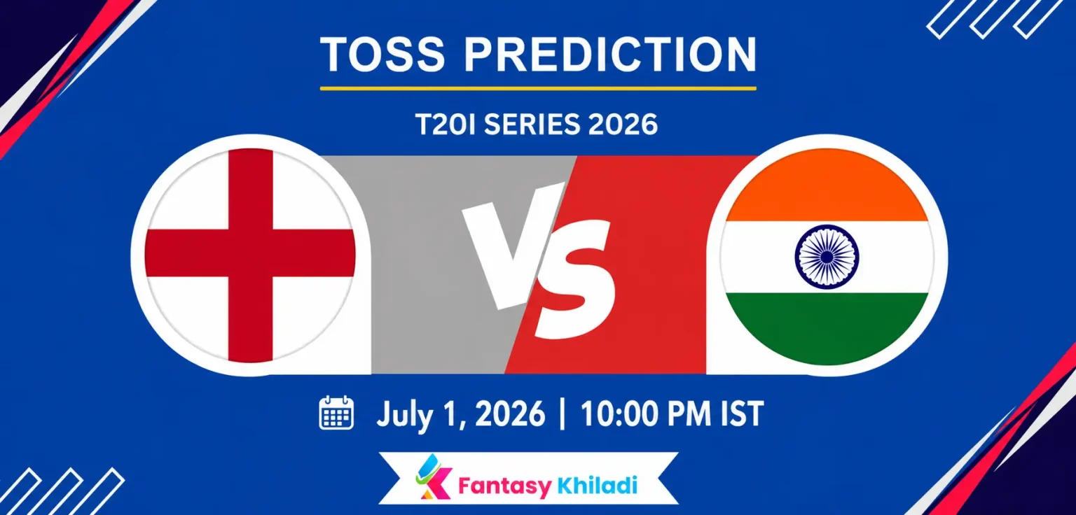 ENG vs IND 1st T20I, India tour of England 2026 - Who will win today toss?